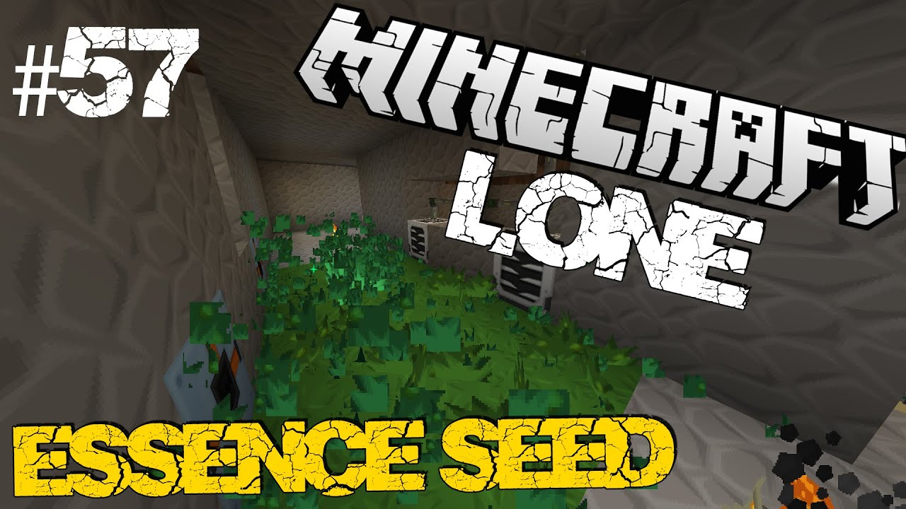 ESSENCE SEED FARM [#57] MINECRAFT LONE | CastCrafter - YouTube