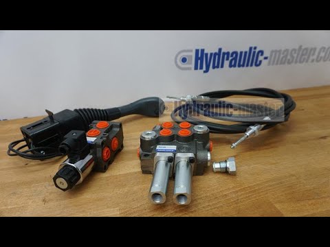 Hydraulic valve kit with joystick 3 function double acting for John ...