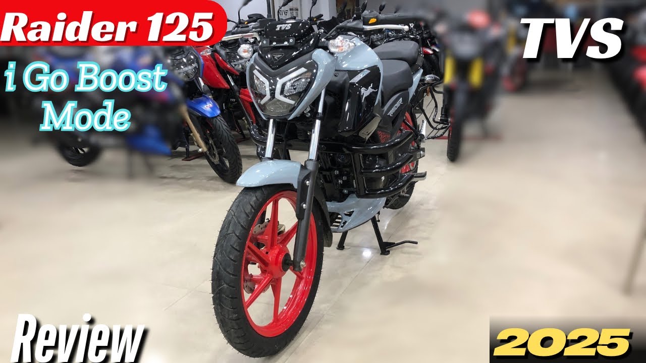 2025 Tvs Raider 125 iGO Boost Mode | New Launch Raider iGO | Better ...