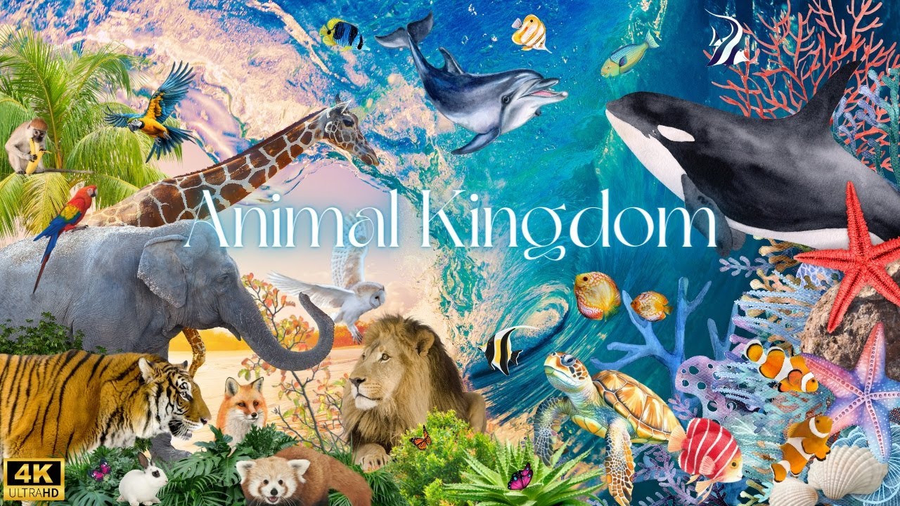4K Wildlife Video | Animal Kingdom | STUNNING | RELAXATION | PEACEFUL ...