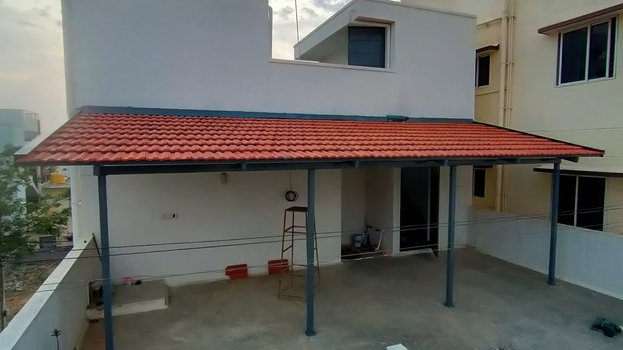 beautiful tile roofing for your terrace - YouTube