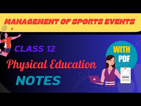 Management of Sports Events Class 12 Physical Education Ch-1 ...