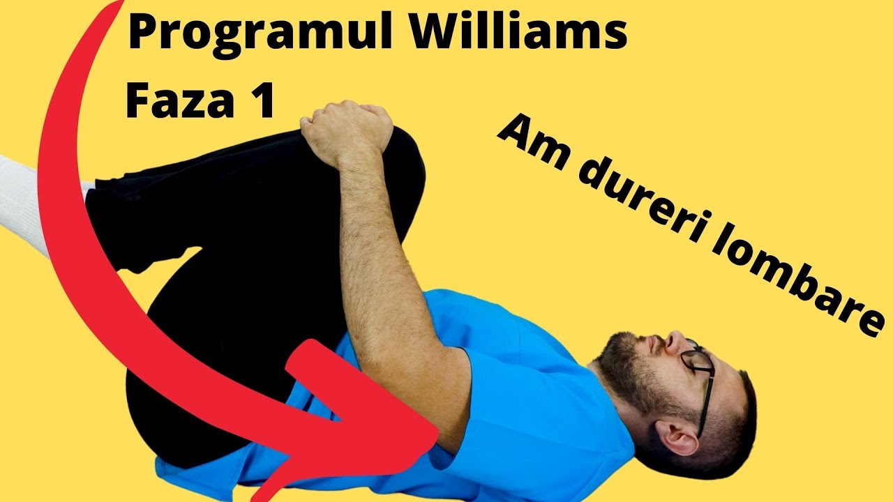 Programul Williams Faza 1. Tratament pentru dureri lombare/ hernie de disc Ziua 1 #kinetoterapie ...