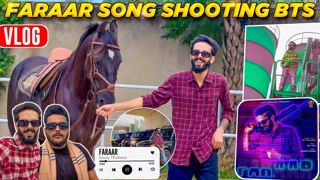 Gavy dhaliwal :Faraar New Punjabi song (Behind the scene ) August 25 ...