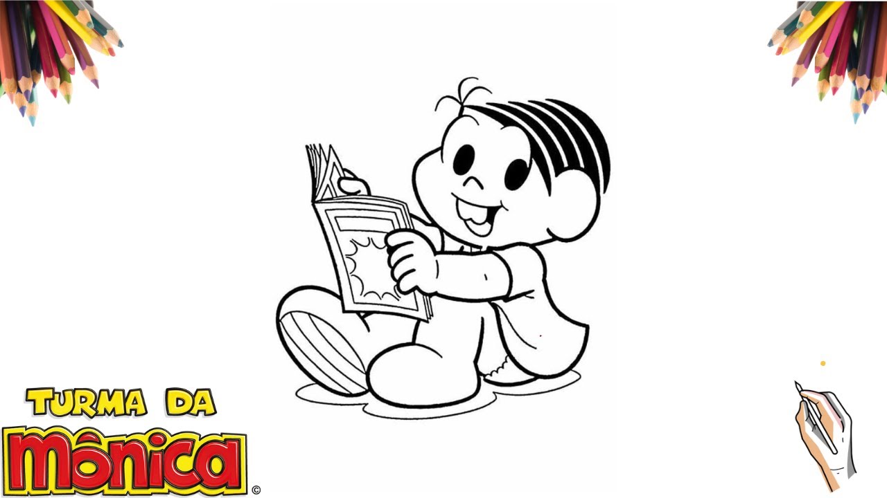 COMO DESENHAR A MÔNICA | TURMA DA MÔNICA | HOW TO DRAW MONICA - YouTube