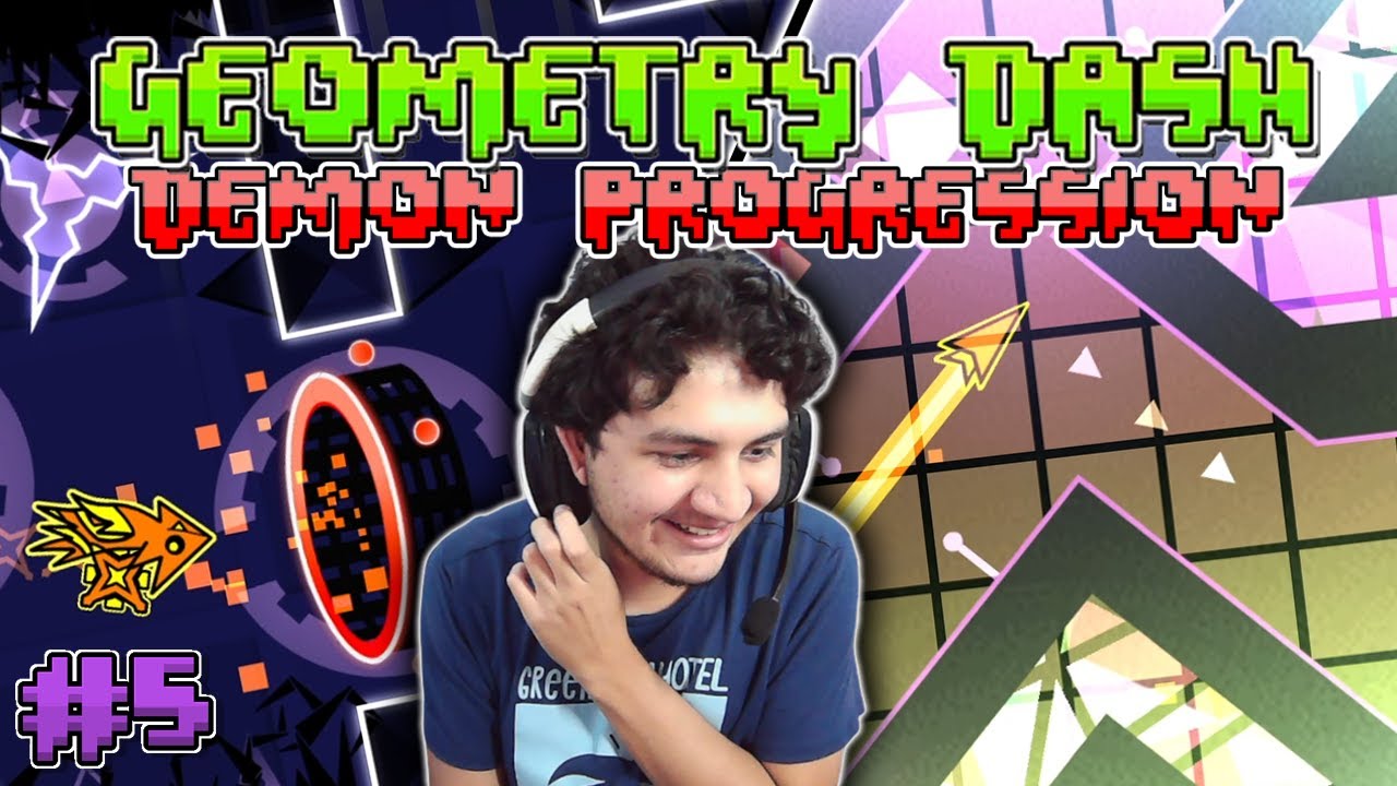 Dos niveles OPUESTOS! | Geometry Dash Demon Progression - Episode #5 ...