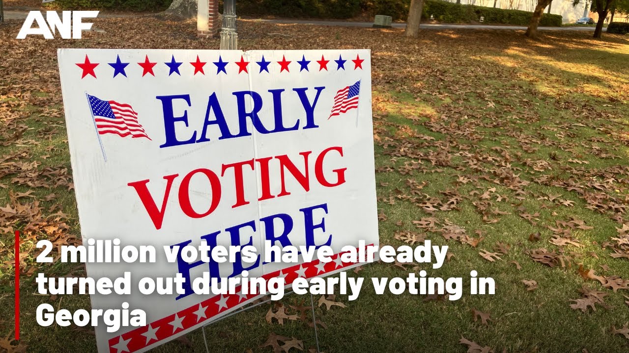 2m Voters Have Already Turned Out In Georgia During Early Voting Youtube