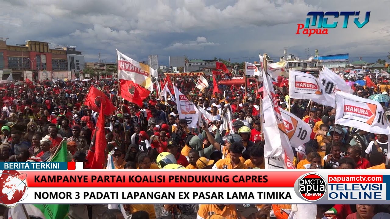 Kampanye Partai Koalisi Pendukung Capres Nomor 3 Padati Lapangan Ex ...