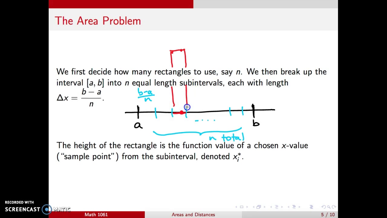 Areas and Distances - YouTube