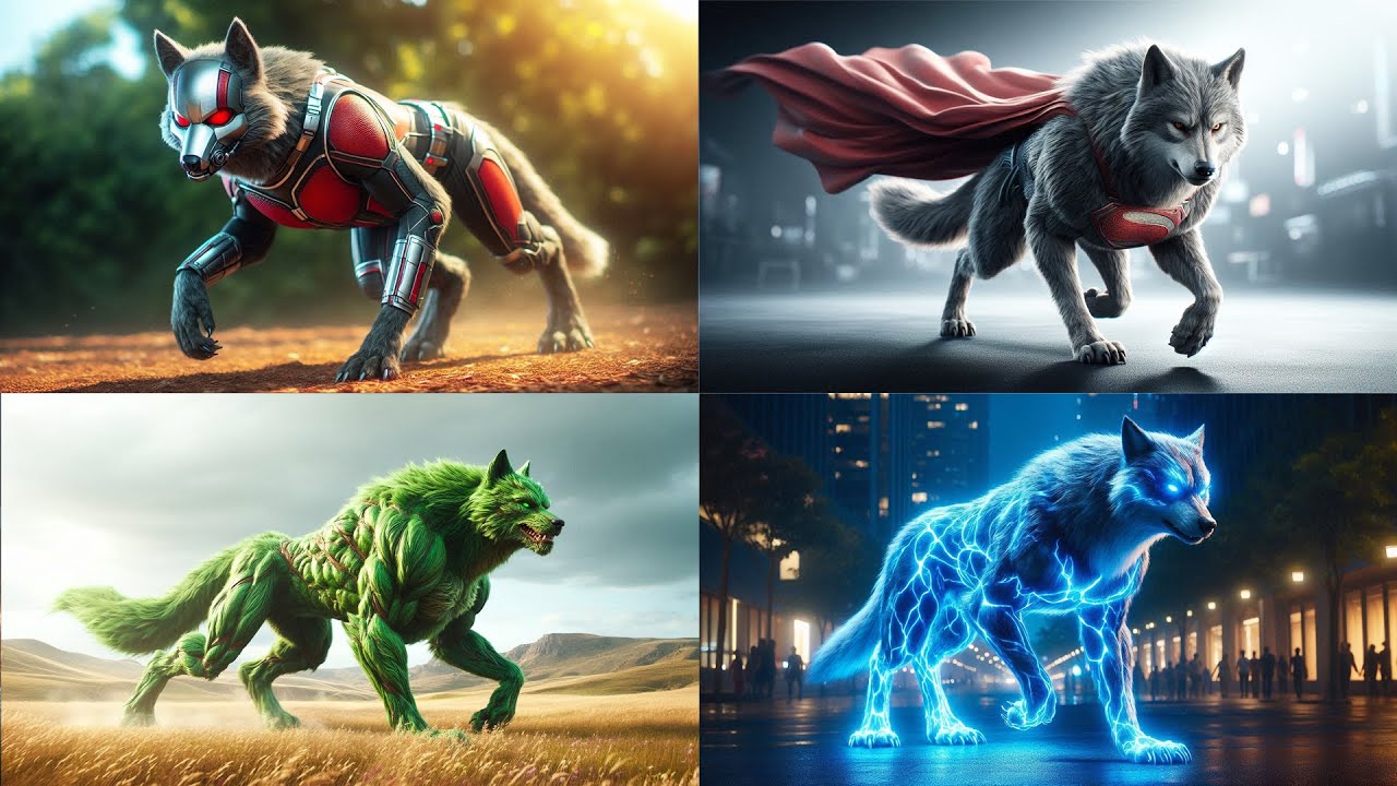 AVENGERS but WOLF - SUPERHEROES🔥All Characters (Marvel & DC) - YouTube