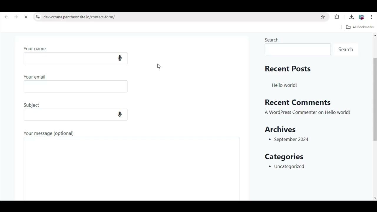 Voice Input For Contact Form 7 - YouTube
