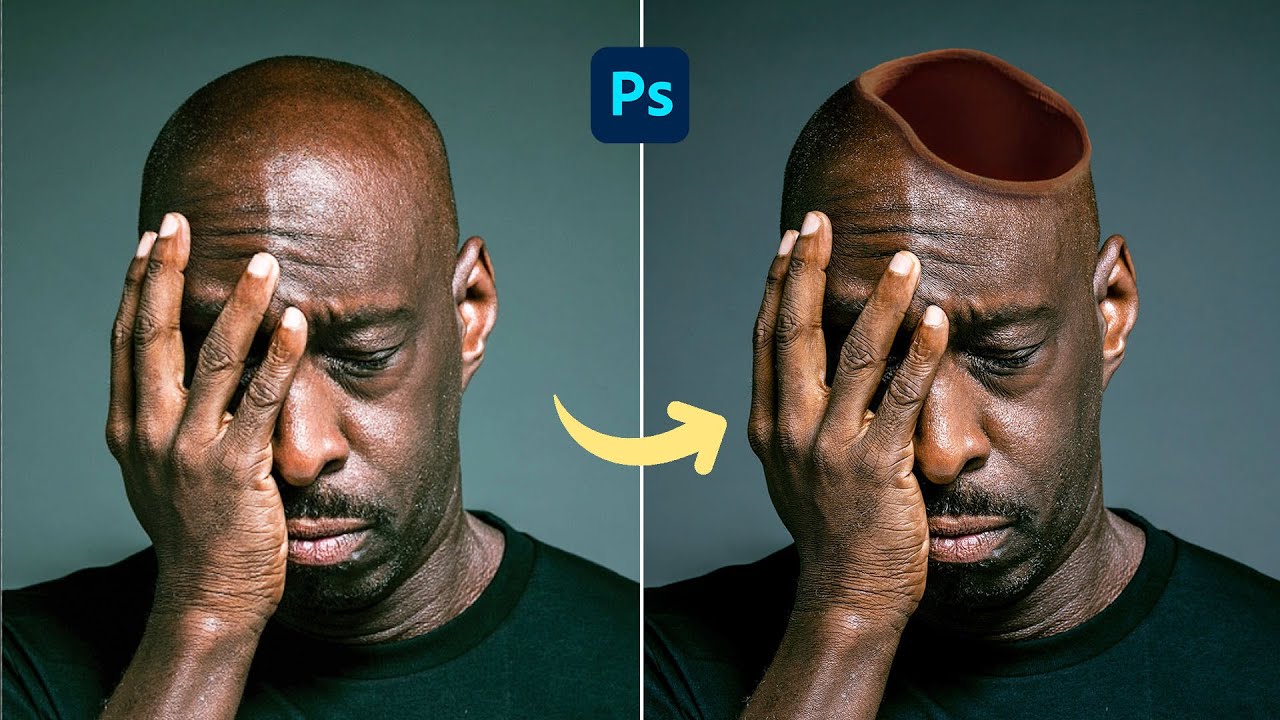 How To Create HOLLOW HEAD EFFECT | Photoshop Manipulation Tutorial ...