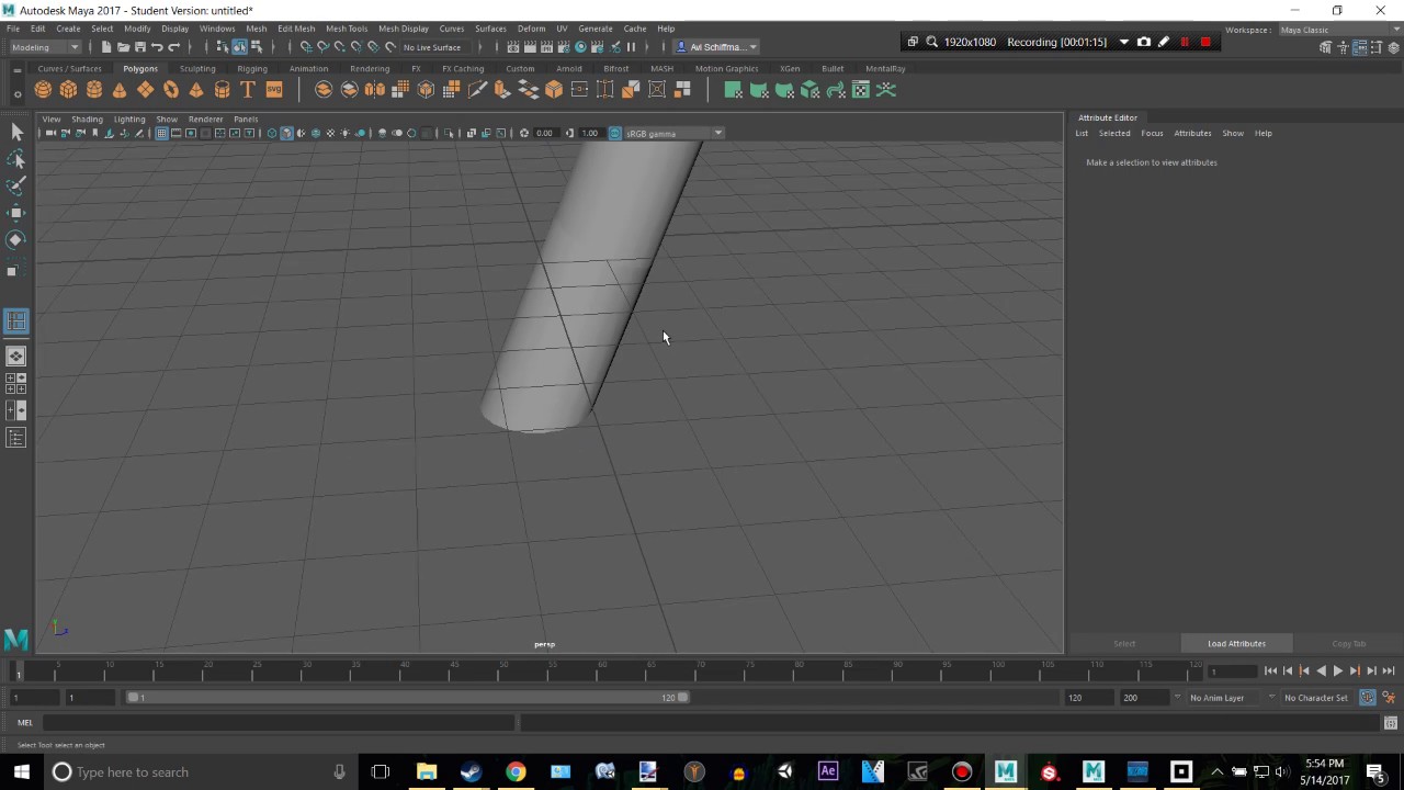 Maya 2017 How to retain shape when smoothing - YouTube