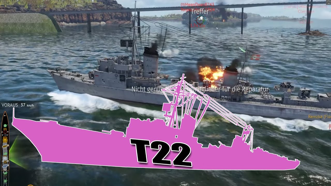 Nettes Schiff - War Thunder Gameplay | T22 | German/Deutsch - YouTube