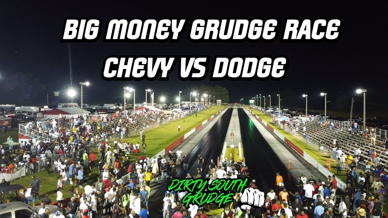 CLASSIC CHEVY VS DODGE BIG MONEY GRUDGE RACE - YouTube