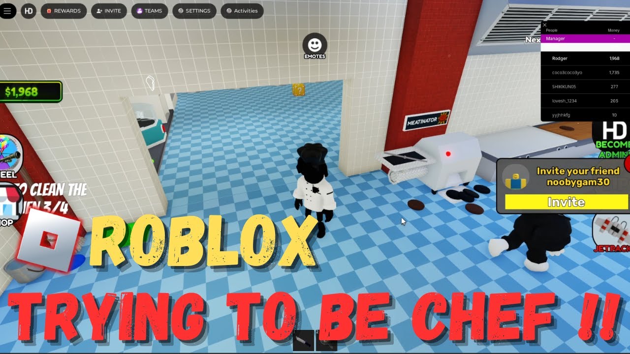 TRYING TO BE CHEF !!! | ROBLOX - YouTube