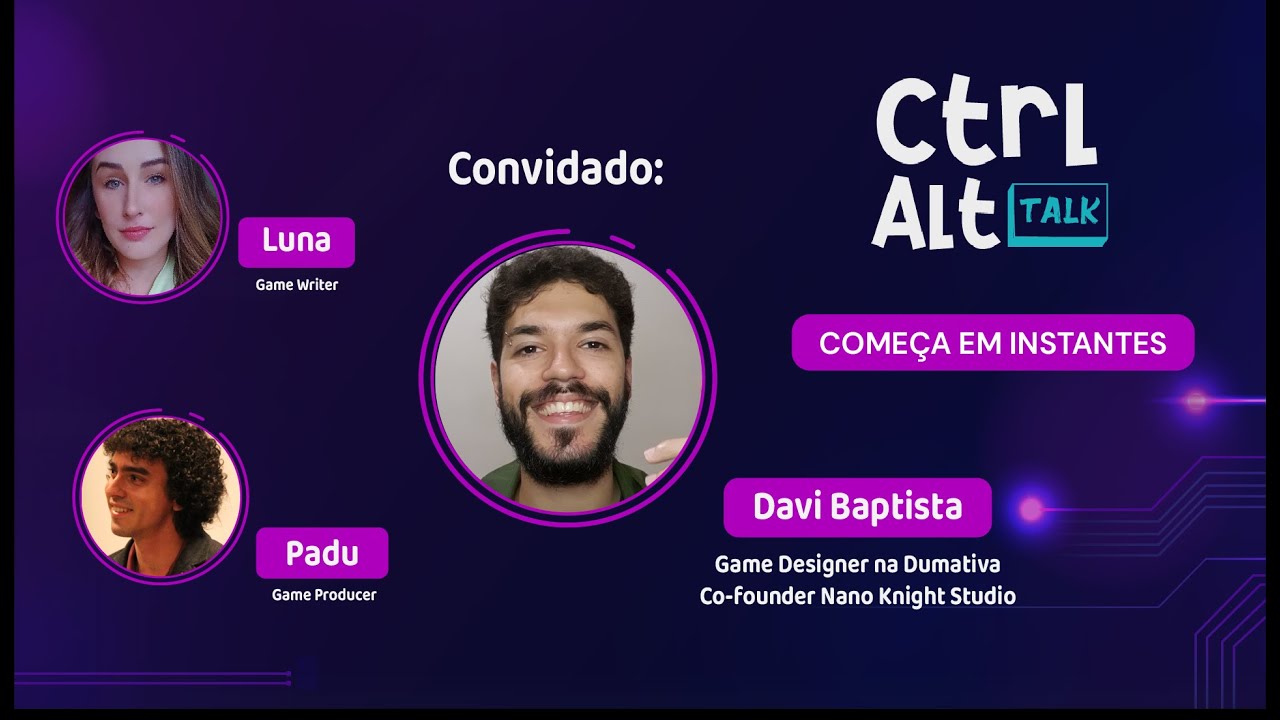 CTRL ALT TALK convida Davi Baptista - YouTube