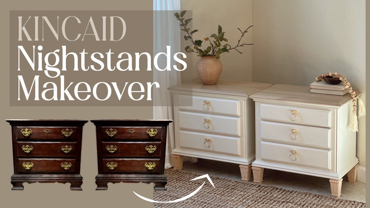 Extreme nightstands makeover! Sharing furniture refinishing tips ️# ...