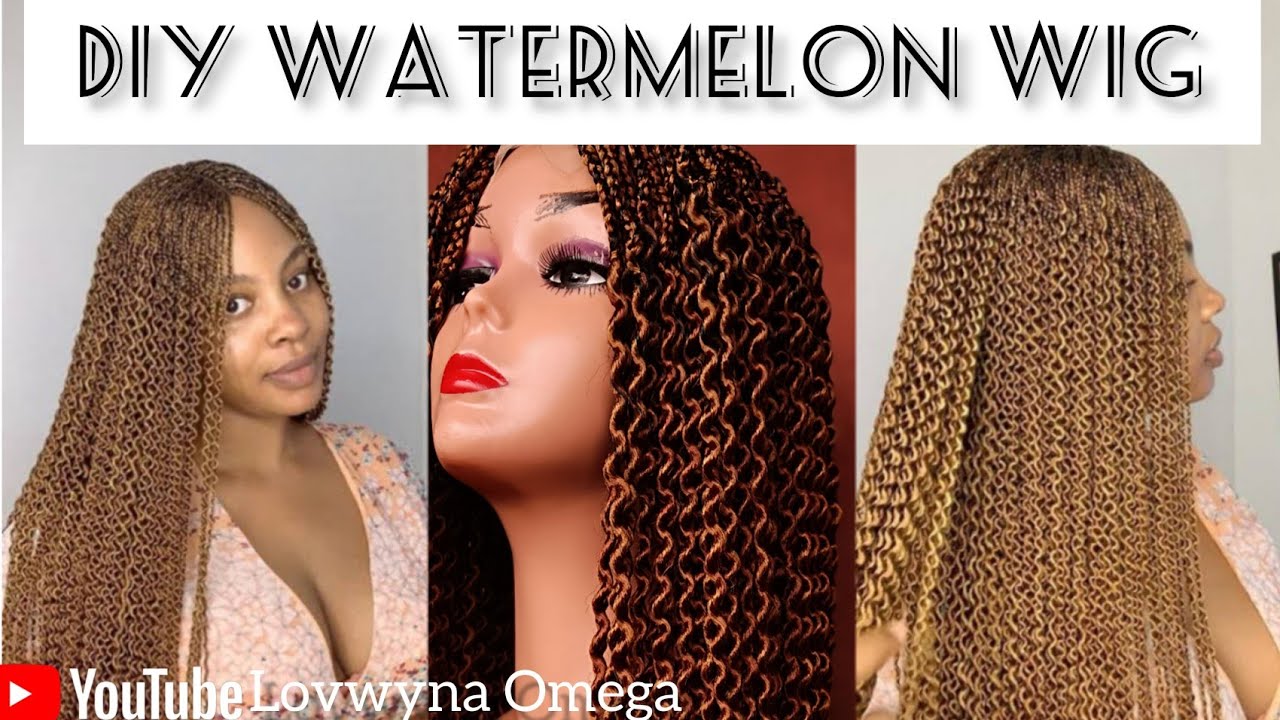 HOW TO: WATERMELON WIG | the easy way| - YouTube