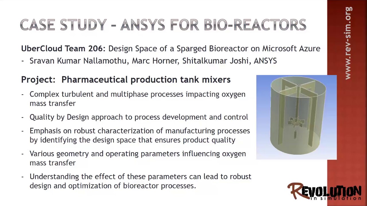 RevSim Virtual Coffee Break #3 Pharmaceutical Production Tank Mixer ...