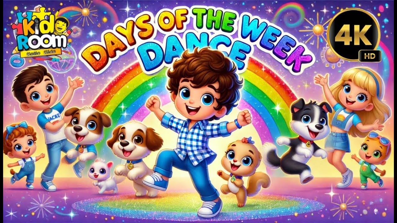 🎶 Fun Days of the Week Dance for Kids! 🕺💃 | Nursery Rhymes & kids Songs ...