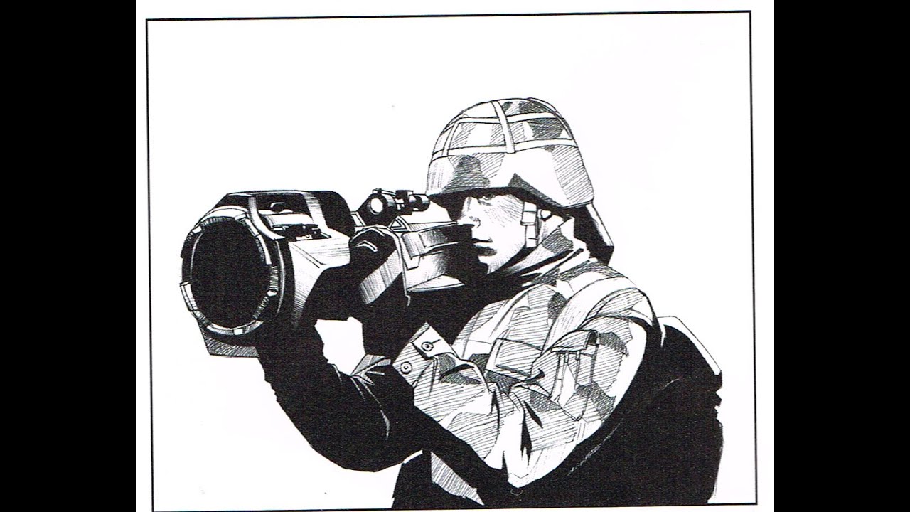 How to draw Manga&Anime - Soldier - YouTube