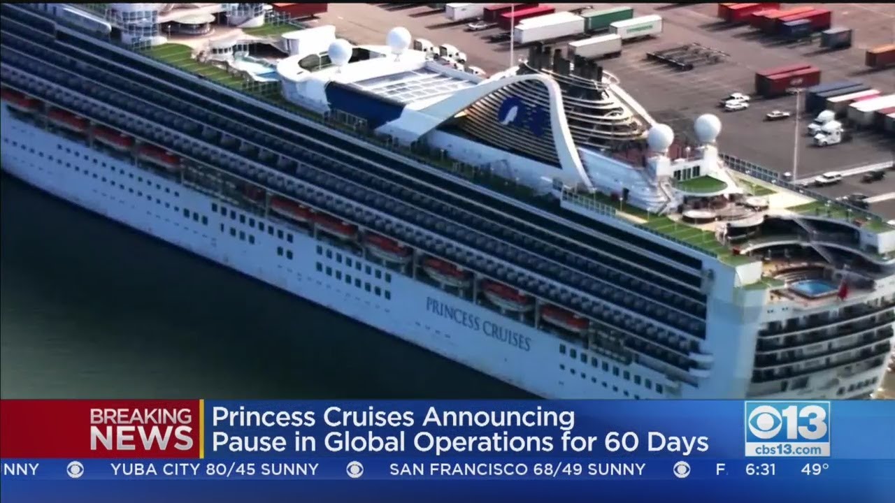 Princess Cruises Suspending Global Operations For 60 Days - YouTube