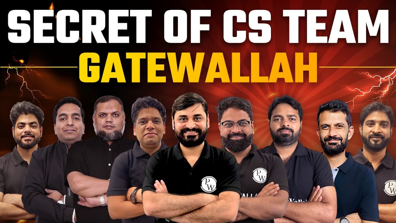 Secret Of Computer Science Team | GATE WALLAH - YouTube