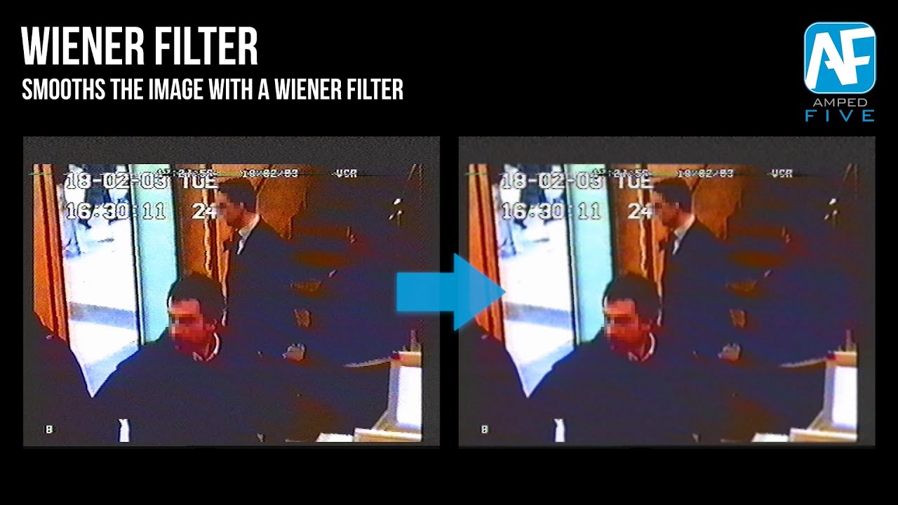 Wiener Filter: Smooth the Image With a Wiener Filter in Amped FIVE ...