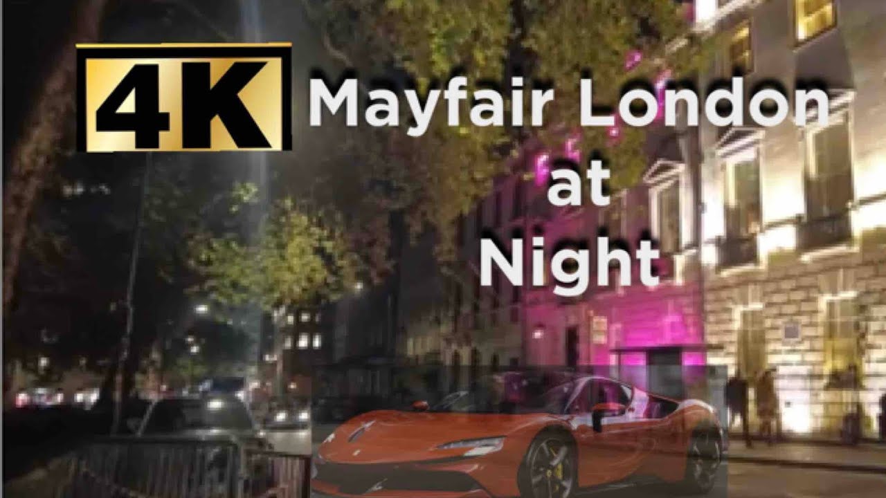 Mayfair at Night. London Walk 4k - YouTube