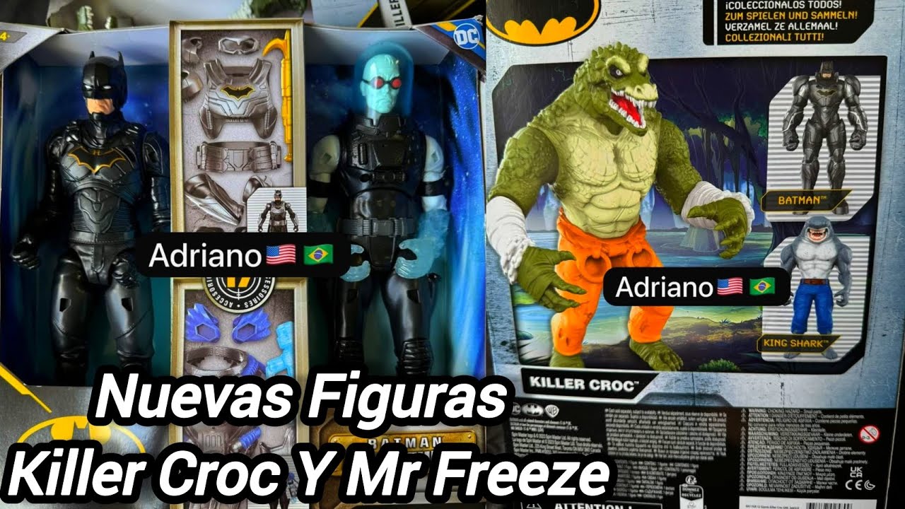 PRIMER VISTAZO A LAS NUEVAS FIGURAS DE KILLER CROC Y MR. FREEZE | DC ...