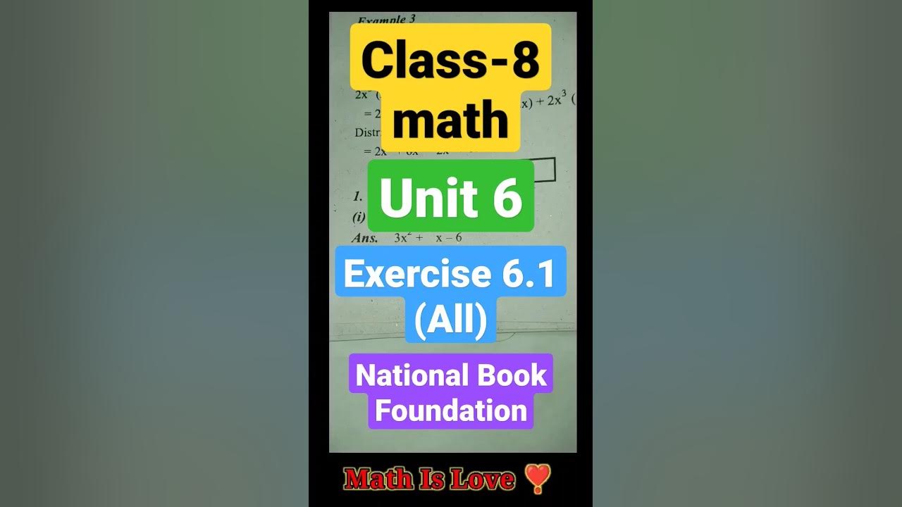 Class 8 Math Unit 6 Exe No 6 1 All Question NBF Federal Text Book class-8-math-unit-6-exe-no-6-1-all-question-nbf-federal-text-book