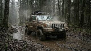 Jeep Grand Cherokee 4K Live Wallpaper | Rain & Off-Road Atmosphere (4K)