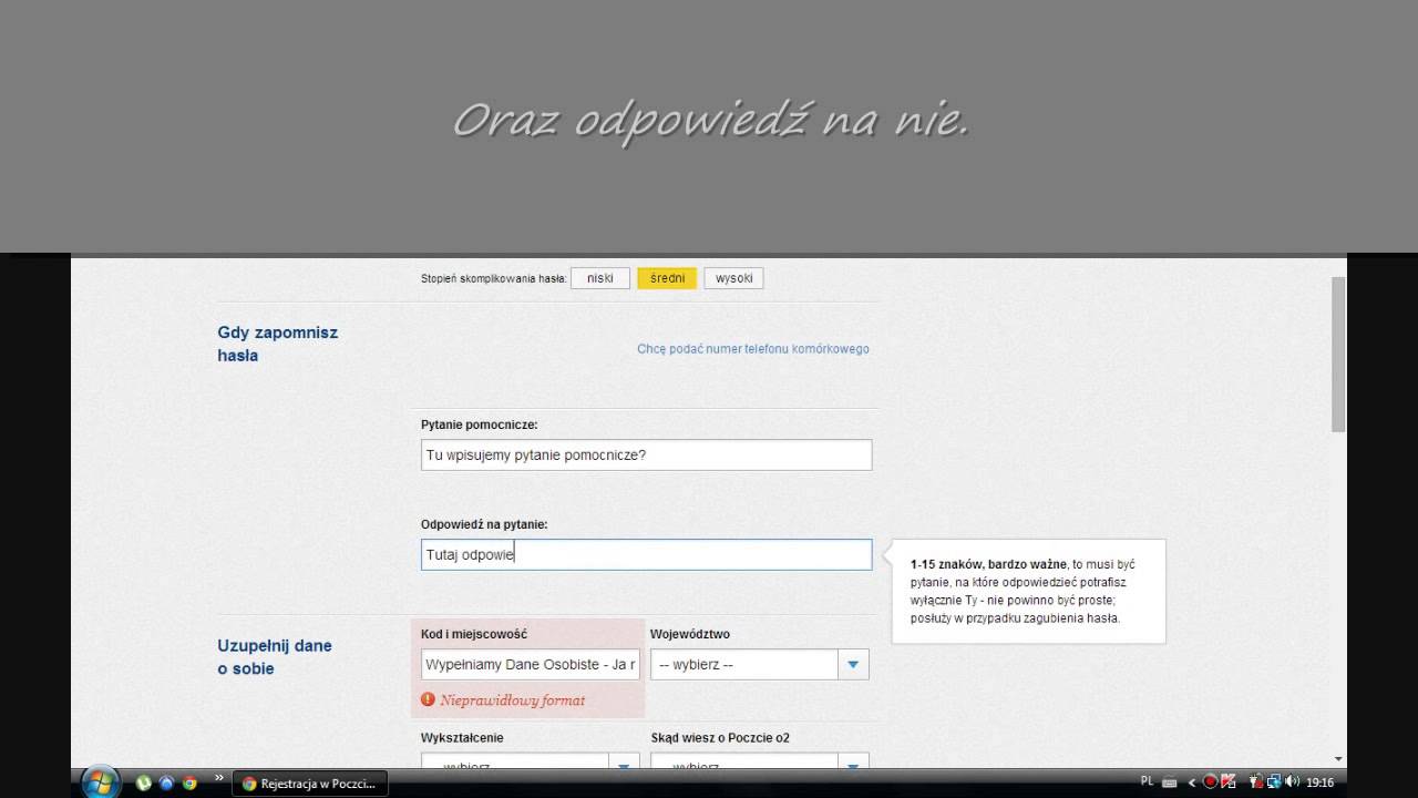 #1 Jak zrobić własny adres e-mail w o2.pl - YouTube
