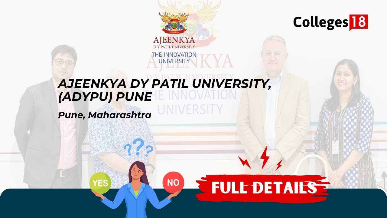 Exploring Ajeenkya DY Patil University, (ADYPU) Pune - YouTube