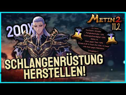 Metin2 DE 🦁 Tigerghost [ #112 ] 🦁 200x Böser Schlangenmantel herstellen!