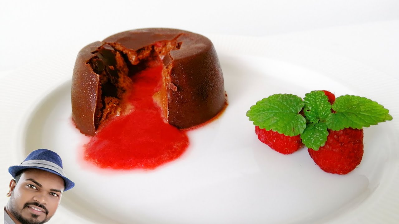 Chocolate Mousse Desserts | "Chocolate Mousse Domes with Raspberry ...