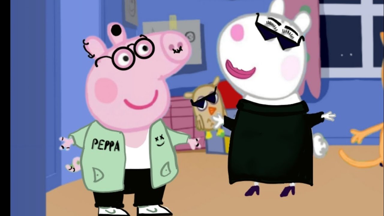 Peppa Pig dressing for a Party! - YouTube