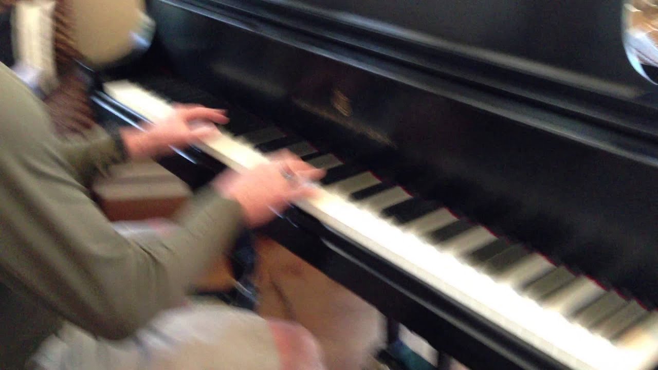 Michael L. Freeman playing his restored Steinway M - YouTube