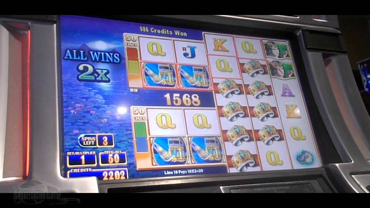 Nile Lotus Slot Machine ~ Bonus - YouTube