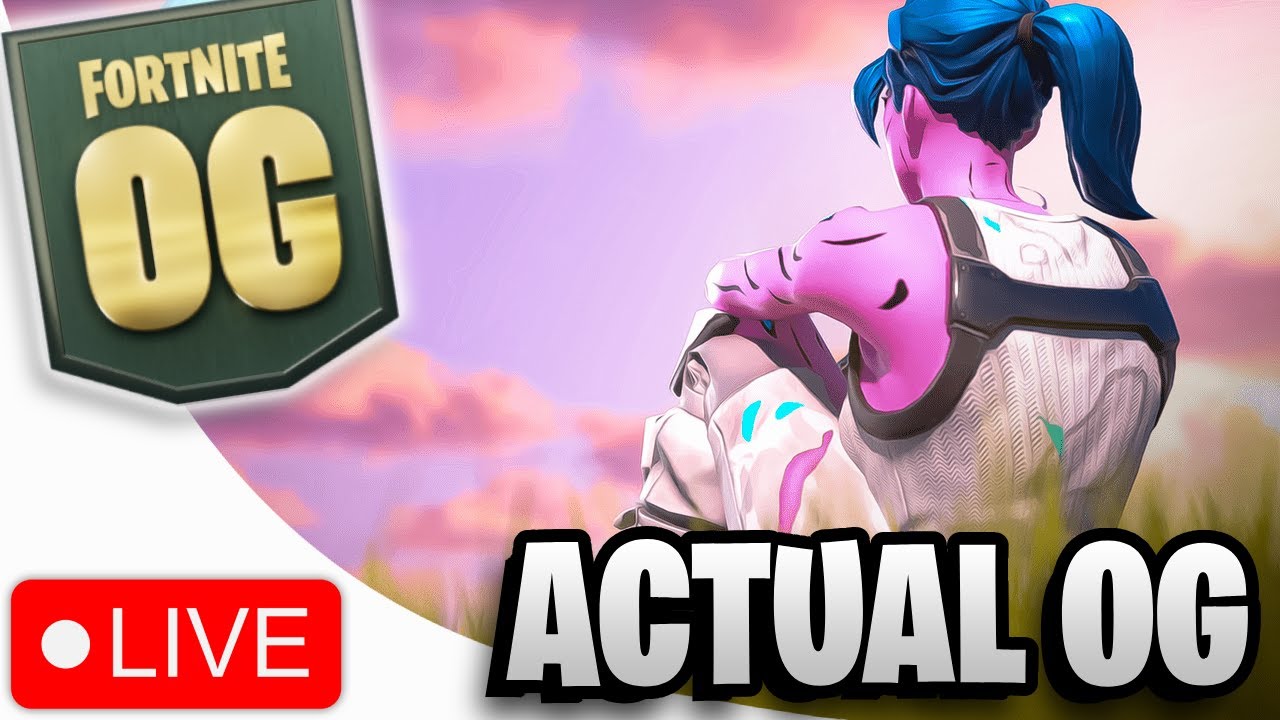 Playing OG FORTNITE!!!!!!!! - Fortnite LIVE (Project Era) - YouTube