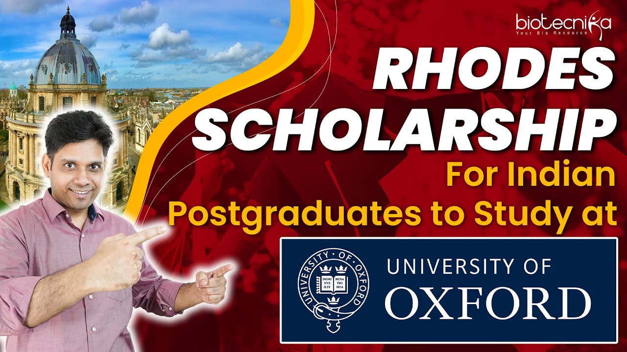 Opportunity To Study at the University of Oxford Under Rhodes ...