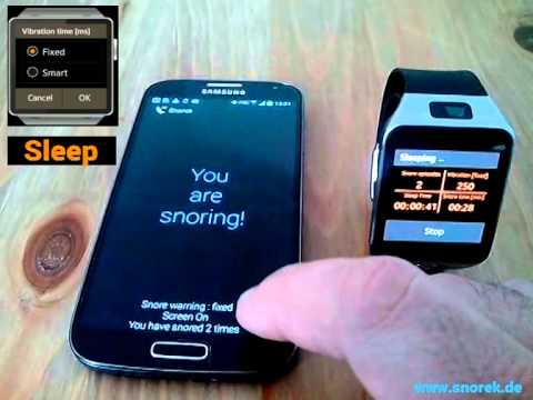 Snorek monitors your sleep and snoring It can warn you when you snore ...