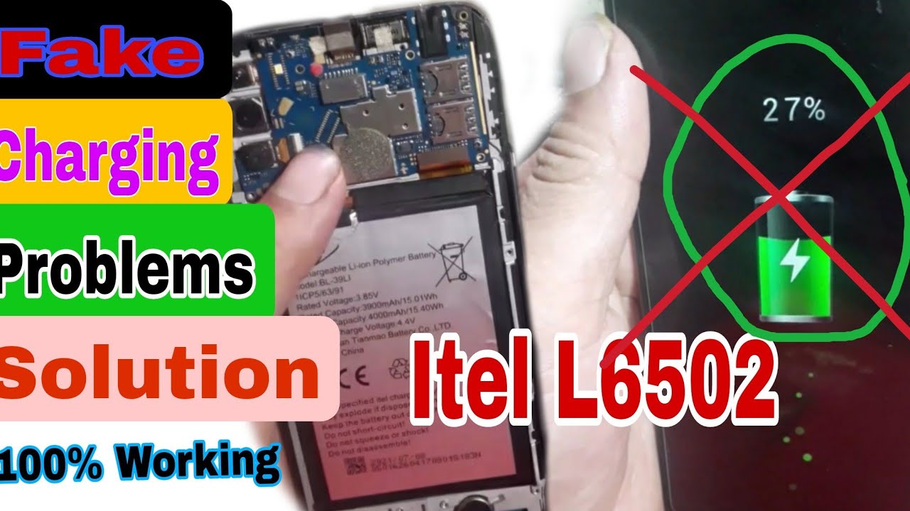 How To Sulved Fake Charging Problems Itel L6502 Sulved 100% Working In ...