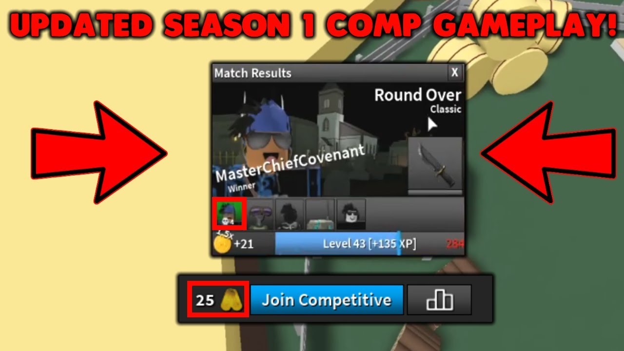 PLAYING 10 ROUNDS OF THE UPDATED COMPETITIVE/ARENA MODE... (ROBLOX ...