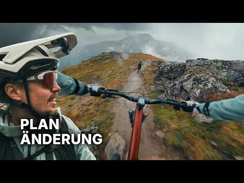 MTB-Tour durch die Schweizer Alpen - und das Wetter schlägt um!