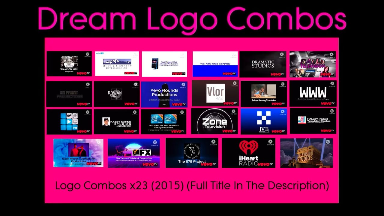 Logo Combos x23 (2015) (Full Title In The Description) - YouTube