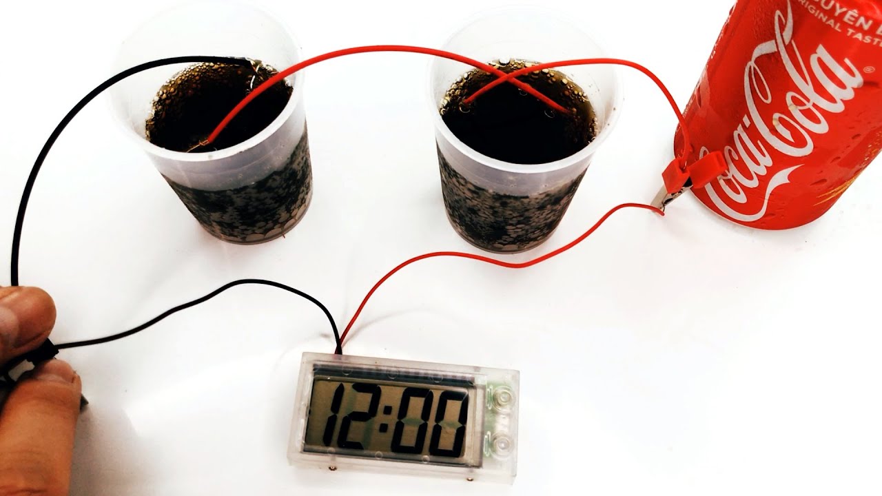 Experiment : Take the Coca Cola as experiment to generate electricity ...