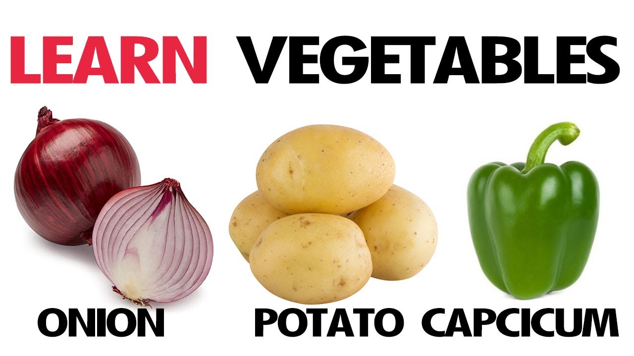 Learn Names of Vegetables | Vegetables Names with pictures | vocabulary ...
