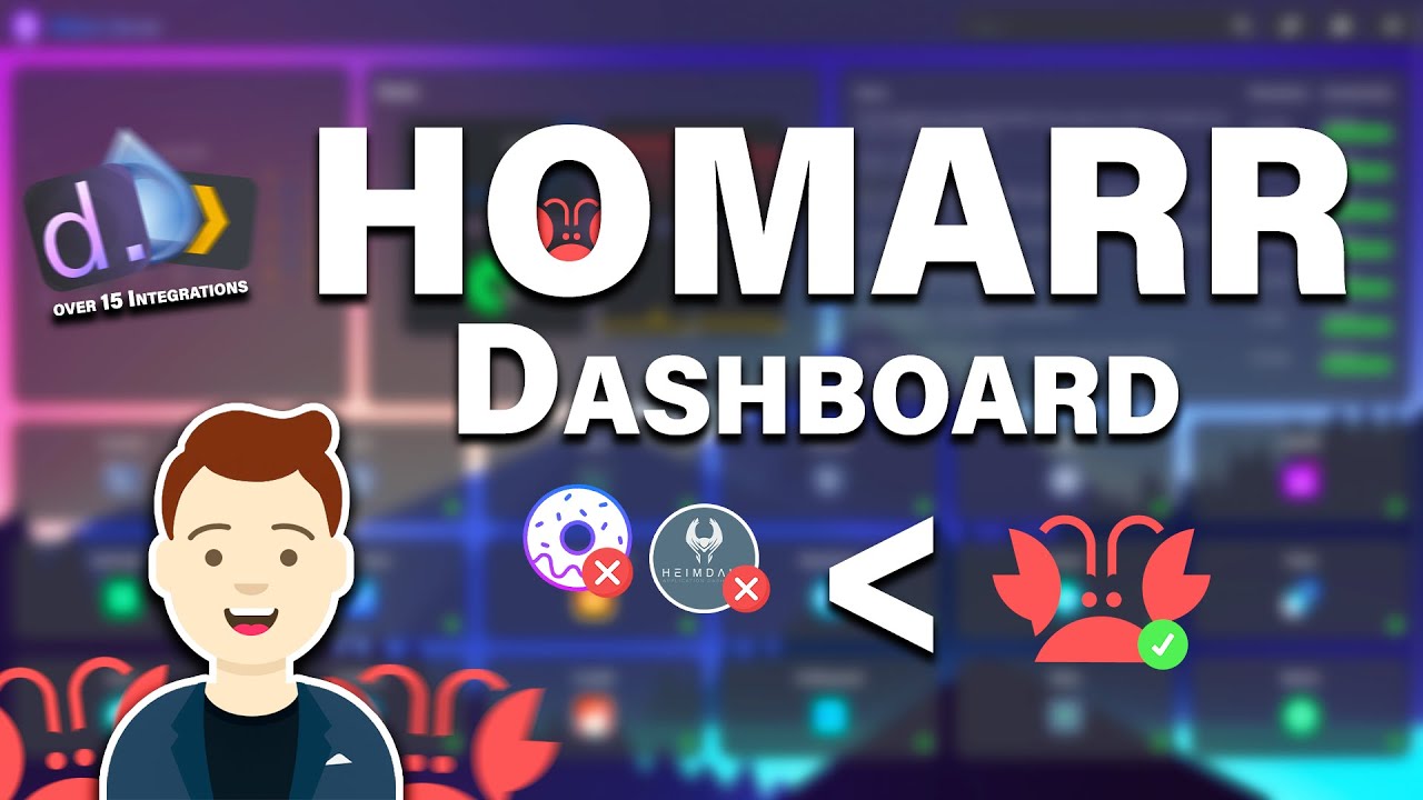 Homarr Dashboard : Le choix indéniable pour surpasser Heimdall - YouTube